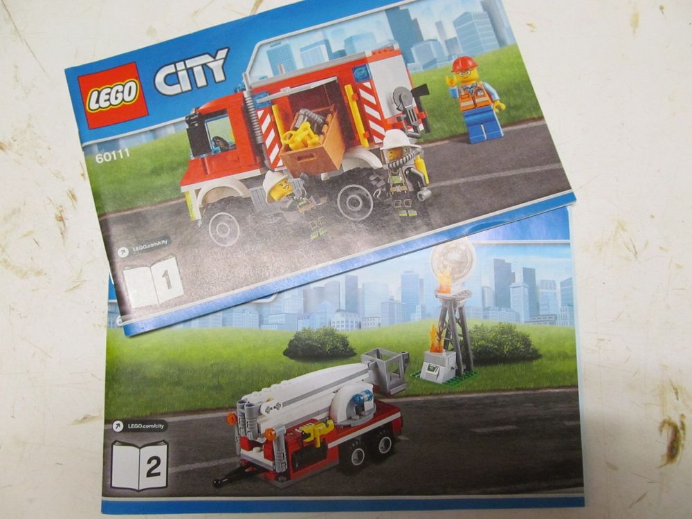 LEGO CITY 60111 FEUERWEHR SCHNELL RETUNG KOMPLET | Kaufen auf Ricardo