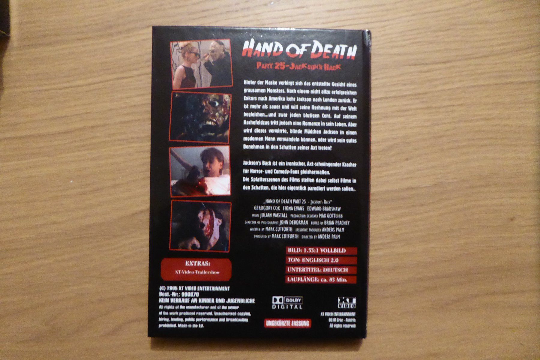 Kleine Hartbox Hand of Death Jacksons back part 25 englisch (Gebraucht ...