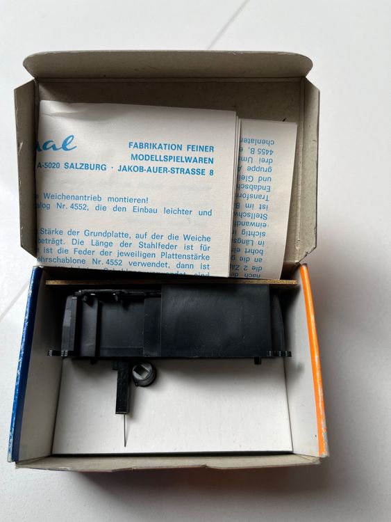 Roco Unterflur Weichenantrieb H0, 4555A resp.10004 (Neu und ...