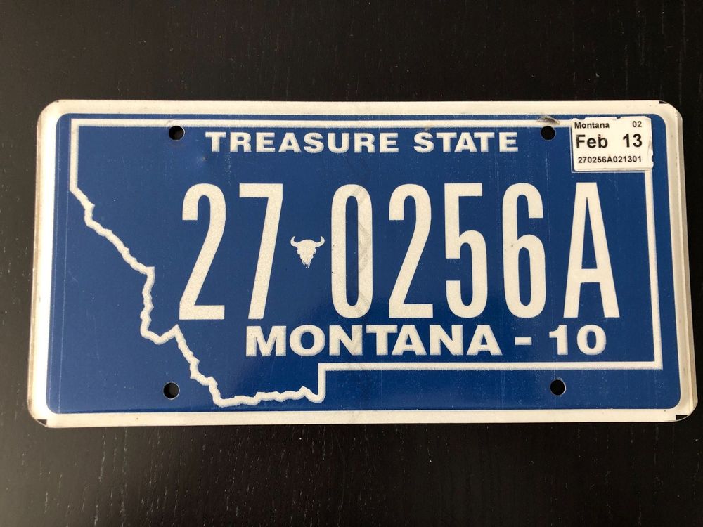 Montana Nummernschild USA (Gebraucht) in weinfelden für CHF 15 – mit ...