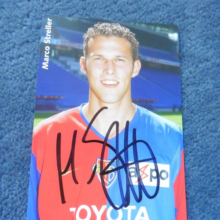 FC-Basel,Foto,original Unterschrift,Marco Streller,Arlesheim | Kaufen ...