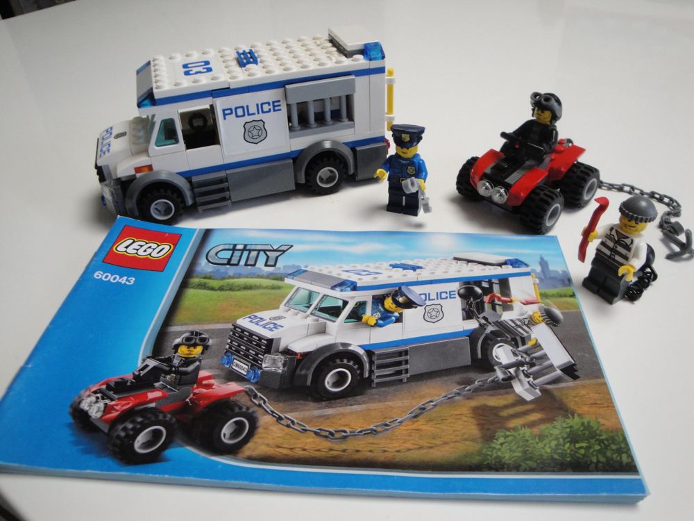Lego City 60043 Flucht aus dem Gefangenen-Transporter (Gebraucht) in ...