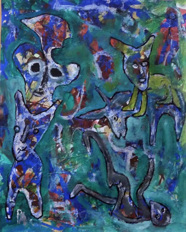 art brut Malerei - Peter Ammon | Kaufen auf Ricardo