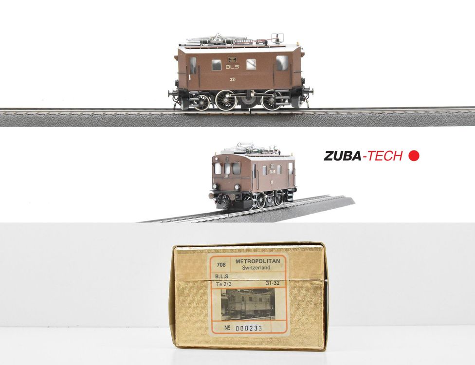 Metrop 708 Rangiertraktor Te 2/3 BLS, H0 GS Analog mit OVP (Gebraucht ...