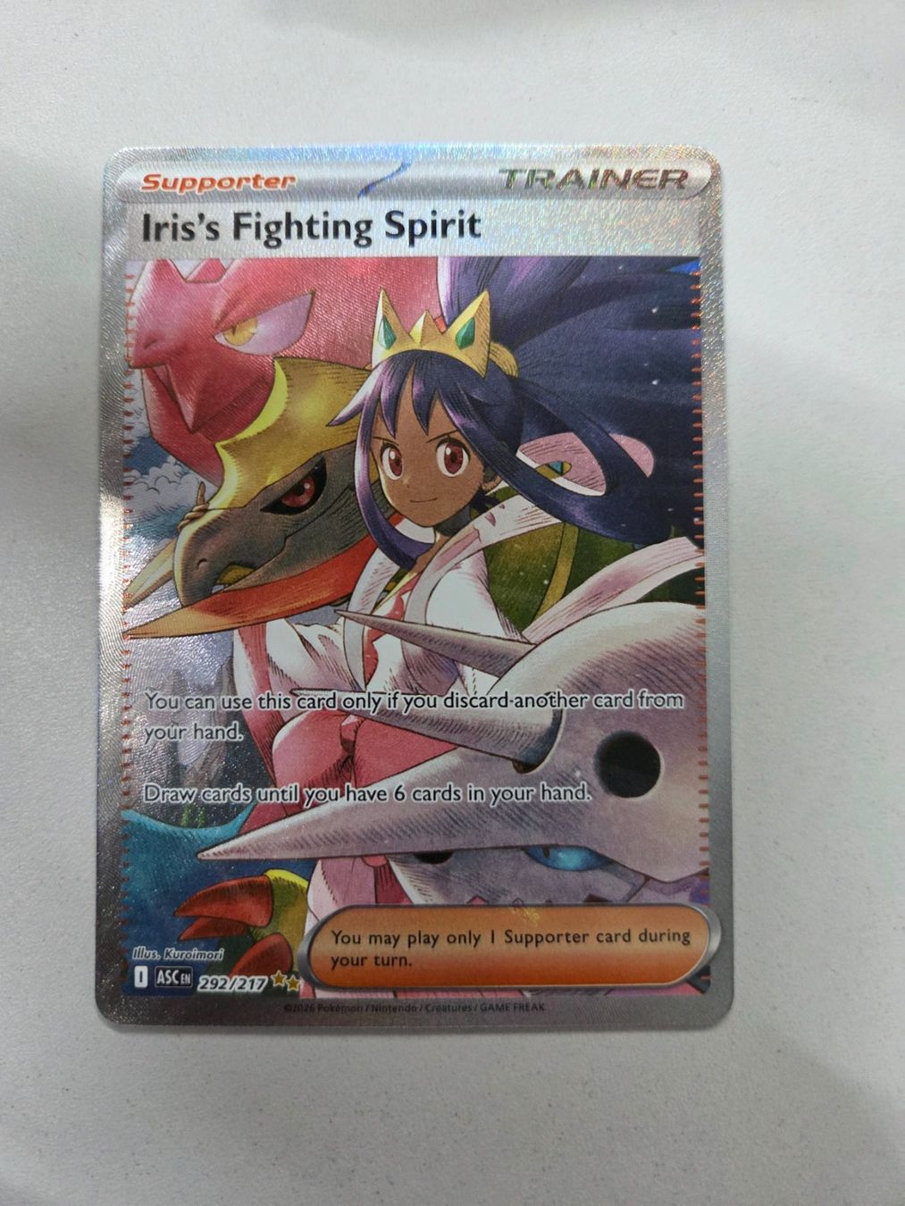 Iris Fighting Spirit 292/217 pokemon ascended heroes (Gebraucht) in ...