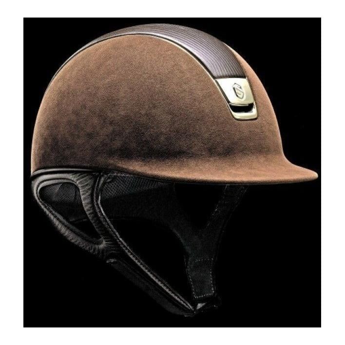 Samshield Reithelm Premium Alcantara goldener Chrom - braun (Gebraucht ...