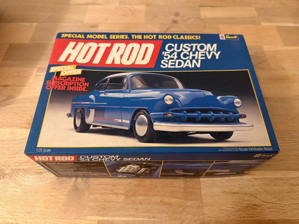 Hot Rod Custom ’54 Chevy Sedan – Revell Special Model – 1:25 (Neu und ...