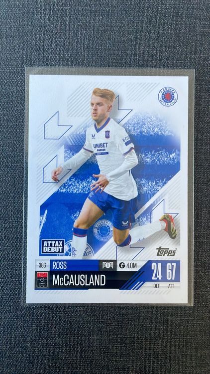 Topps Match Attax 2024/25 Ross McCausland Rangers FC 386 | Kaufen auf ...