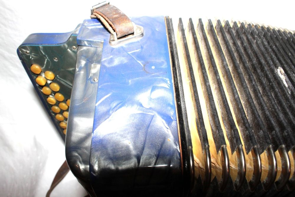 AKKORDEON HOHNER CLUB IIB VICTORIA (blau), funktioniert | Kaufen auf ...