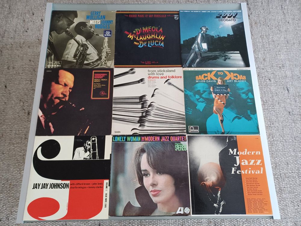 LP Vinyl Sammlung Jazz (Art Blakey Miles Davis Stan Getz ua) (Gebraucht ...