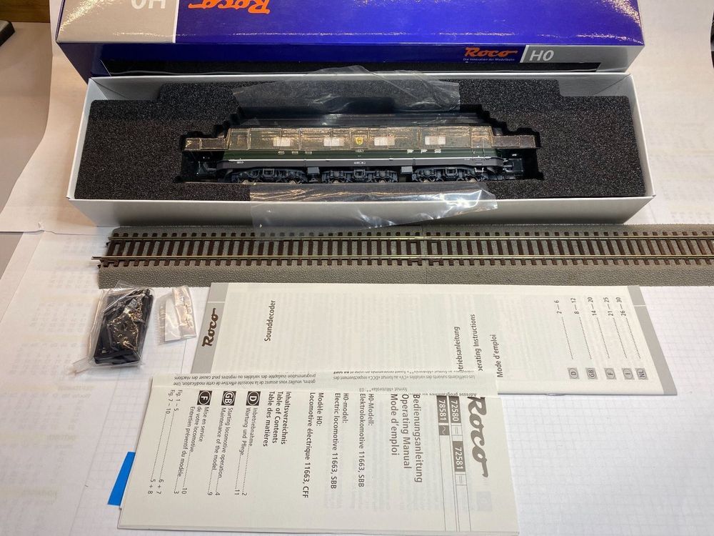 H0 Roco SBB Re 6/6 Eglisau Sound 72581 (Neu und originalverpackt) in ...