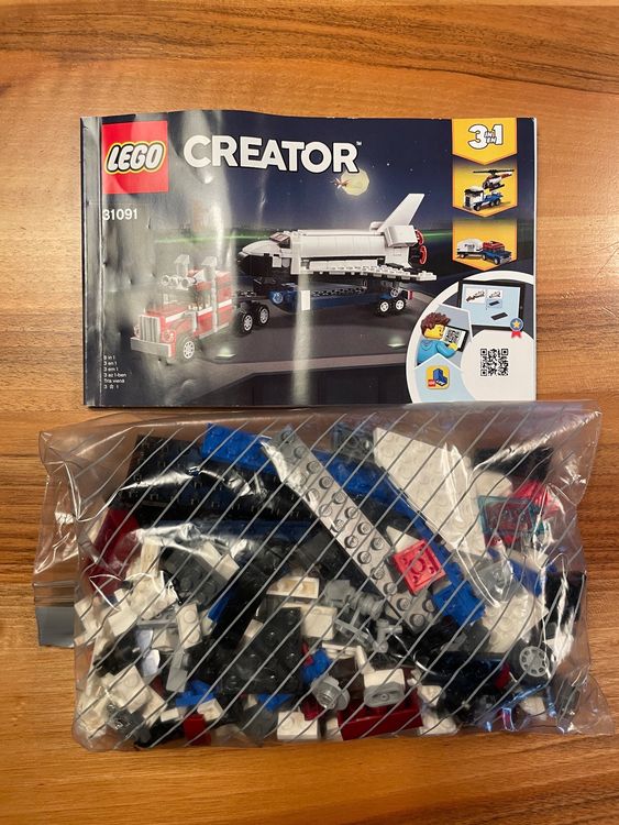 Lego Creator - Transporter für Space Shuttle 3in1 31091 | Kaufen auf ...