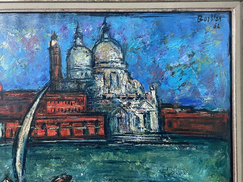 Oscar Barblan (1909-1987) grosses Gemälde - Venedig | Kaufen auf Ricardo
