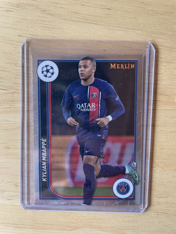 Topps Merlin Chrome Kylian Mbappé PSG (Neu (gemäss Beschreibung)) in ...