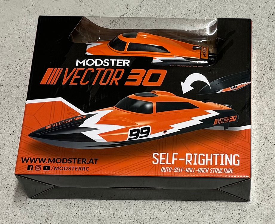 MODSTER Vector SR30 orange 2,4 GHz RTR (Neu und originalverpackt) in für CHF 11 – mit Lieferung ...