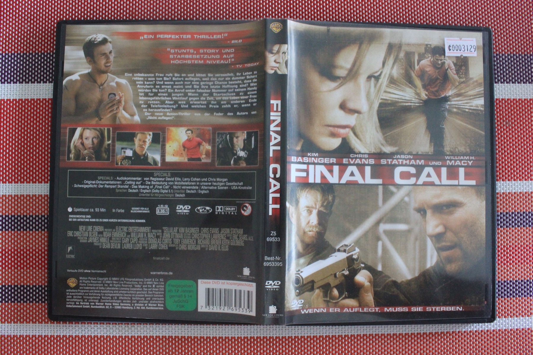 Final Call | DVD | Film mit Chris Evans & Kim Basinger | (Gebraucht) in ...