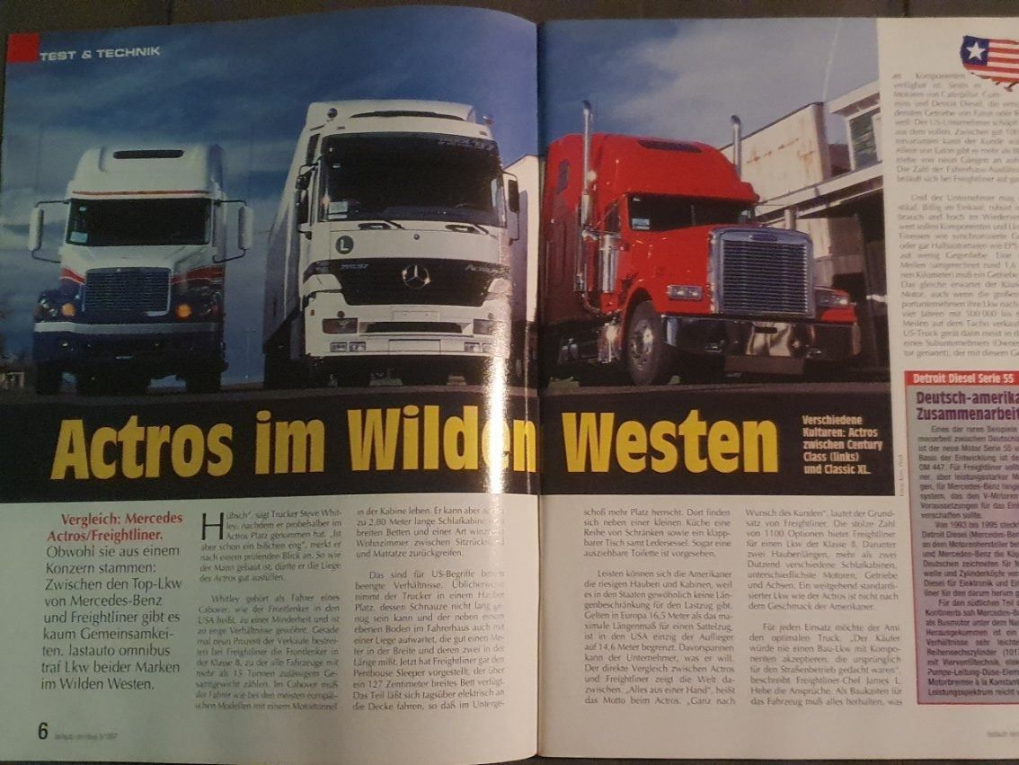 Lastauto Omnibus 5/97 Scania 124 DAF 95 XF Frightliner xx (Gebraucht ...