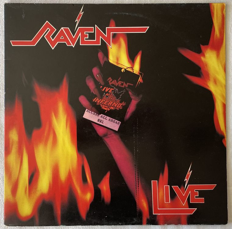 Raven - Live At The Inferno - 2 x LP - 1984 - First Press (Gebraucht ...
