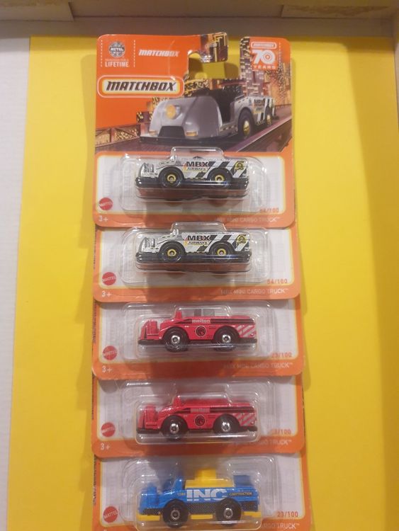 5 x Matchbox MBX MINI CARGO TRUCK | Kaufen auf Ricardo