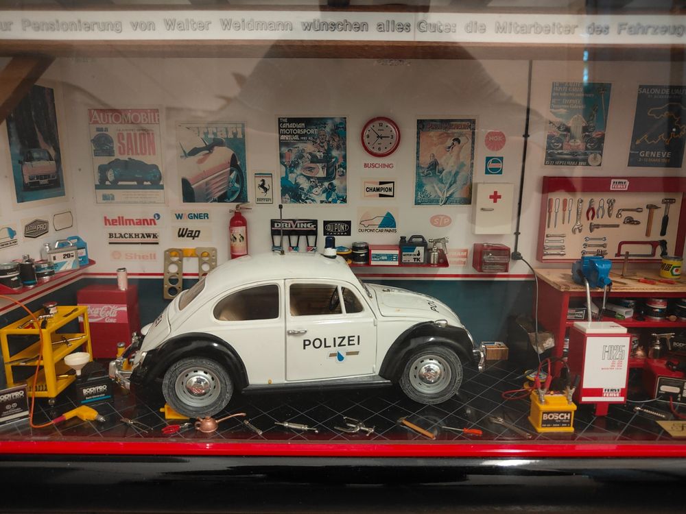 VW Käfer Polizei Diorama, Rarität, Sammlerstück (Gebraucht) in Olten ...