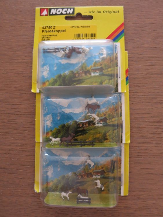 Set de chevaux au paddock NOCH échelle Z 43750 | Kaufen auf Ricardo