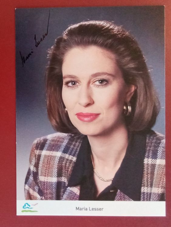 Maria Lesser ARD Autogramm signiert Fotopostkarte 10x15cm (Gebraucht ...