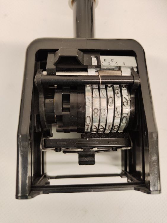 5x Stempel Rexel UN12 Numeroteur Universal 6 Ziffernrädern (Gebraucht ...