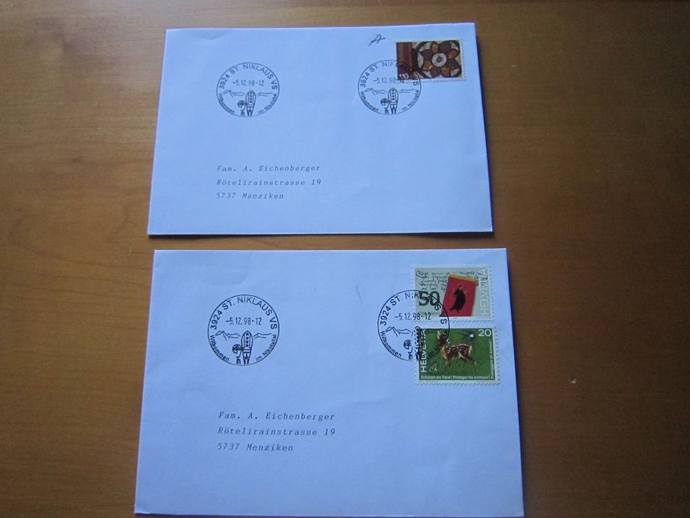 Schöne Briefe Stempel ST NIKLAUS VS (Gebraucht) in Gordola für CHF 1 – mit Lieferung auf Ricardo ...
