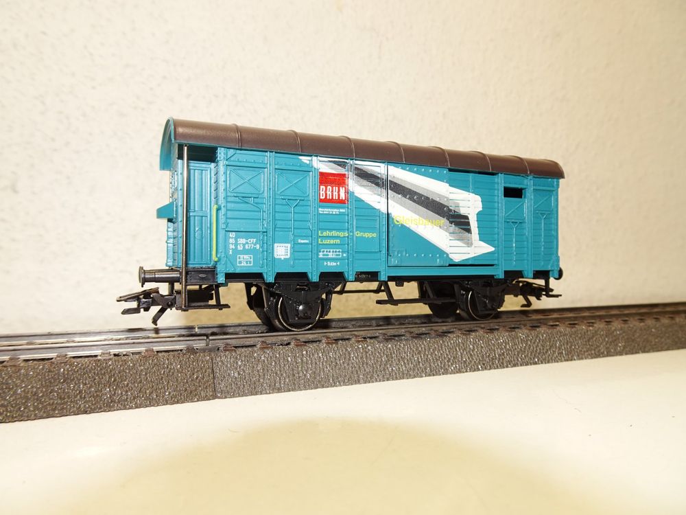 Märklin Güterwagen SBB 677-9 Gleisbauer Luzern HO 46052 | Kaufen auf ...