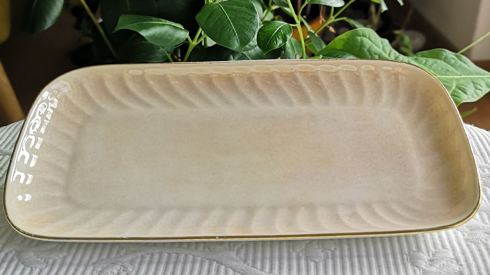 Antike Service - Platte Unikat, schimmert perlmuttfarben | Kaufen auf ...