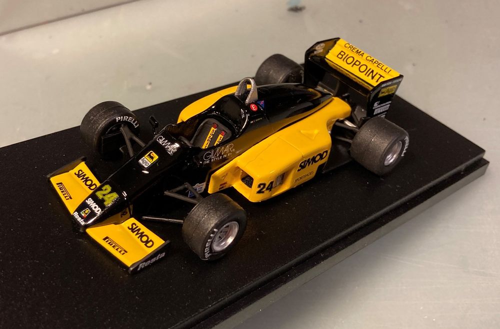1/43 HI-FI Kit 83 gebaut Minardi M185B Motori Moderni 1986 (Gebraucht) in Langendorf für CHF 66 ...