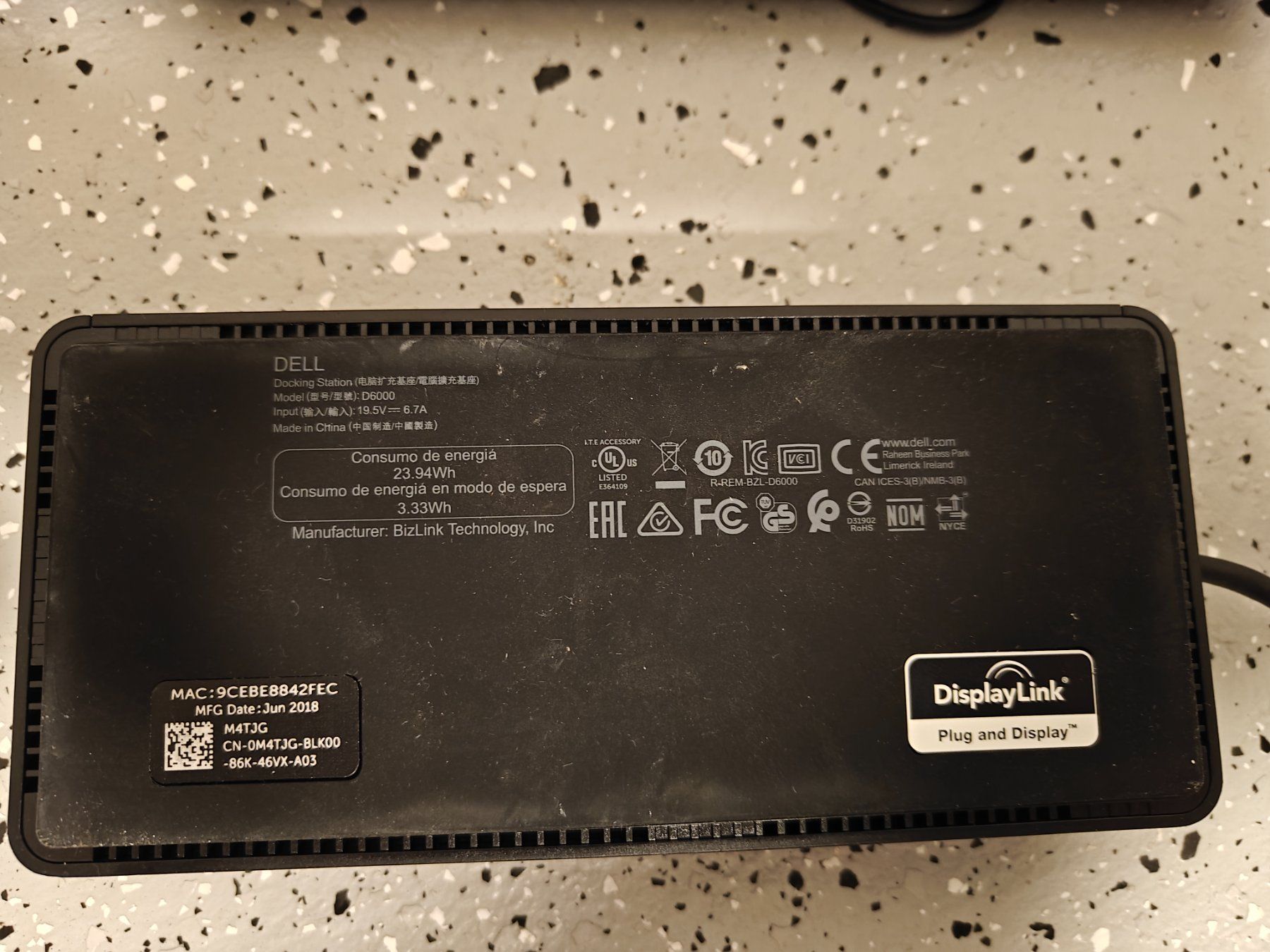 DELL Docking Station D600 mit Tastatur und Maus (Gebraucht) in ...
