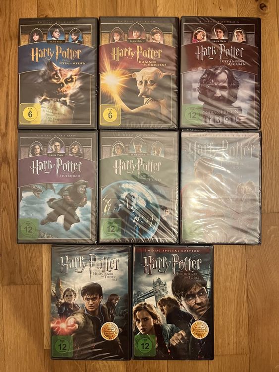 Complete Harry Potter DVD Collection 1-8 NEU OVP (Neu und originalverpackt) in Sierre für CHF 39 ...