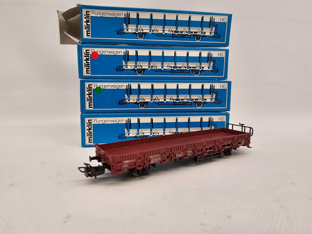 N56 MÄRKLIN 4694 4x Rungenwagen (Gebraucht) in für CHF 32 – mit ...