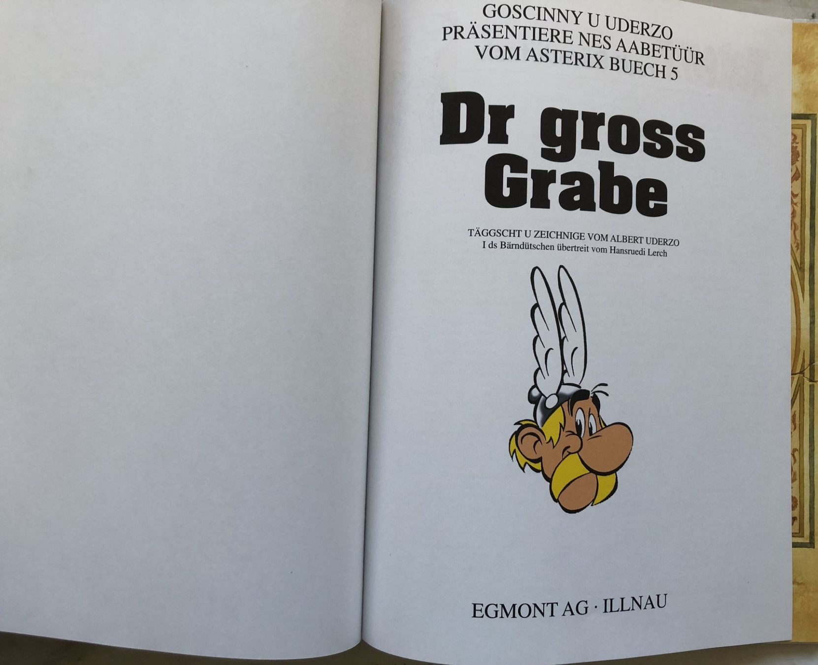 Asterix redt Schwyzerdütsch - Mundart - 5 - Dr gross Grabe (Gebraucht ...