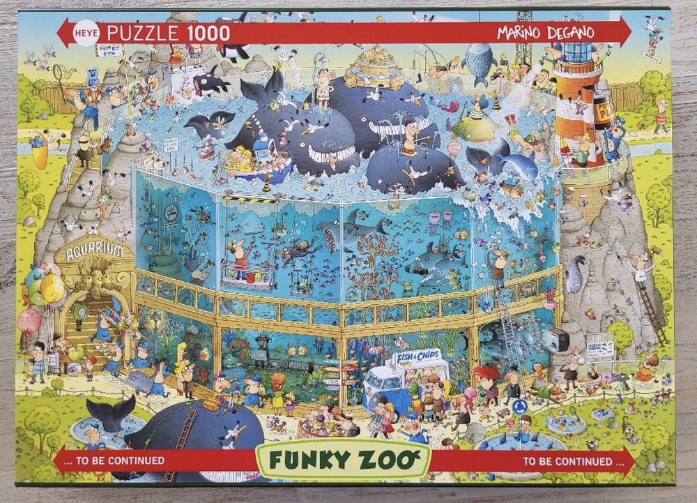 Funky Zoo Puzzle 1000 Teile von Heye, Marino Degano (Gebraucht) in ...
