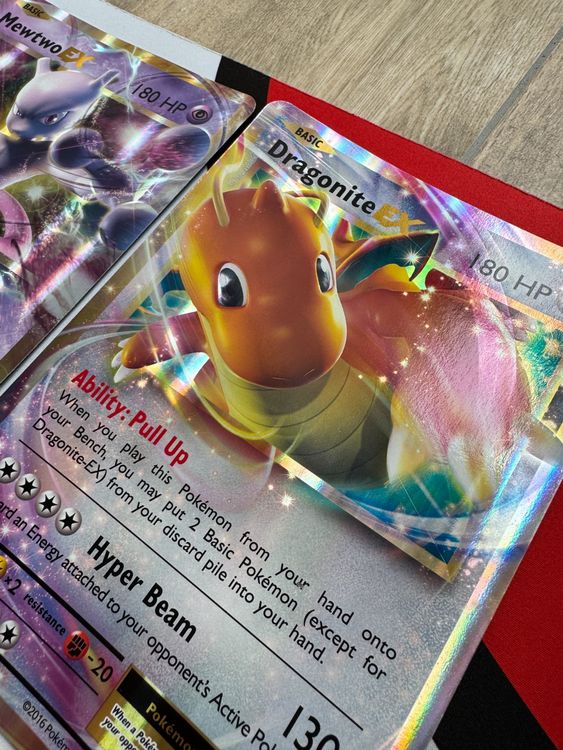 Pokémon *JUMBO* Mewtwo EX / Dragonite EX - Evolutions (Neu (gemäss ...