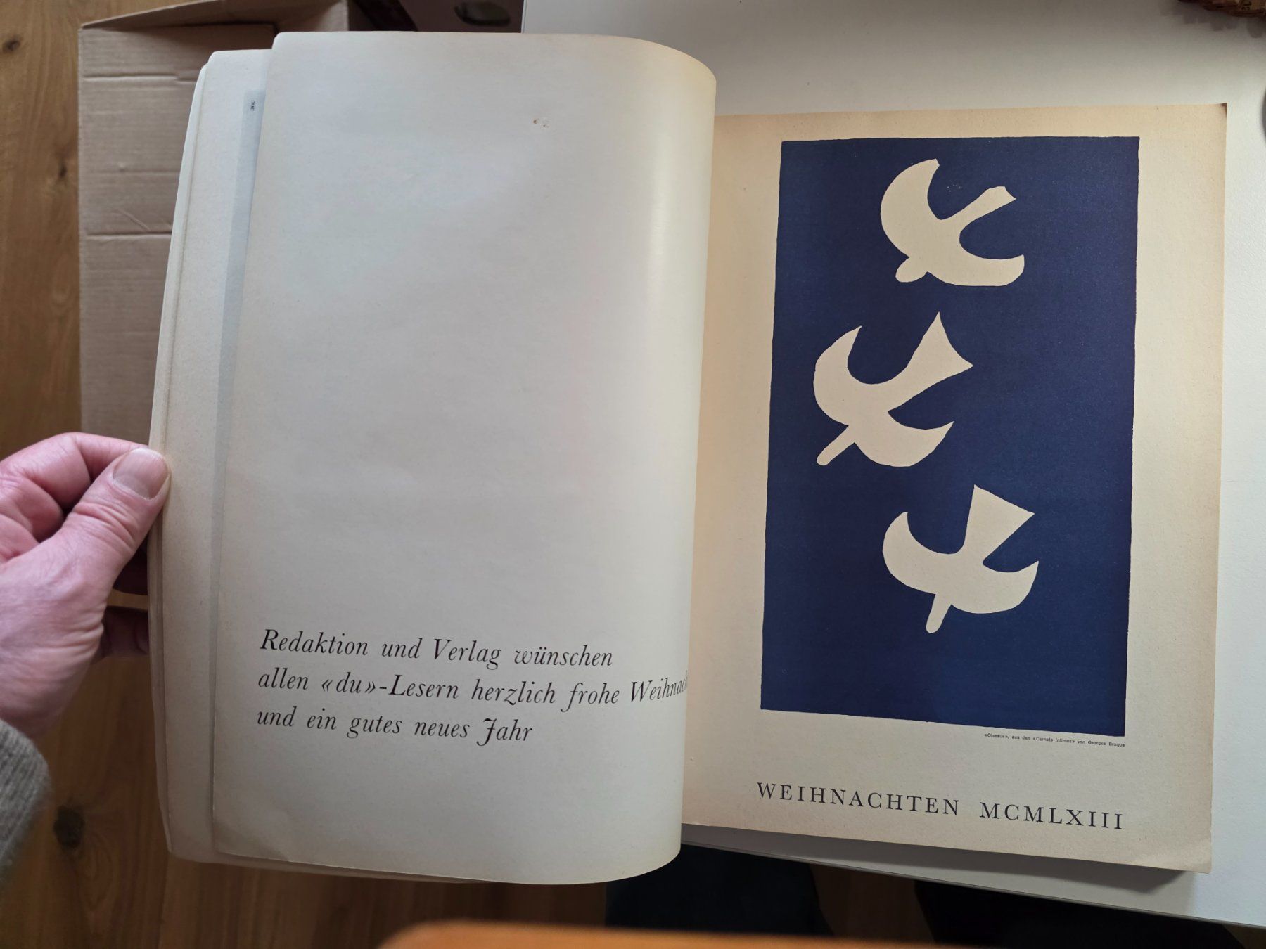 Kultur Zeitschrift DU - Weihnachten 1963 Sonderausgabe (Gebraucht) in ...