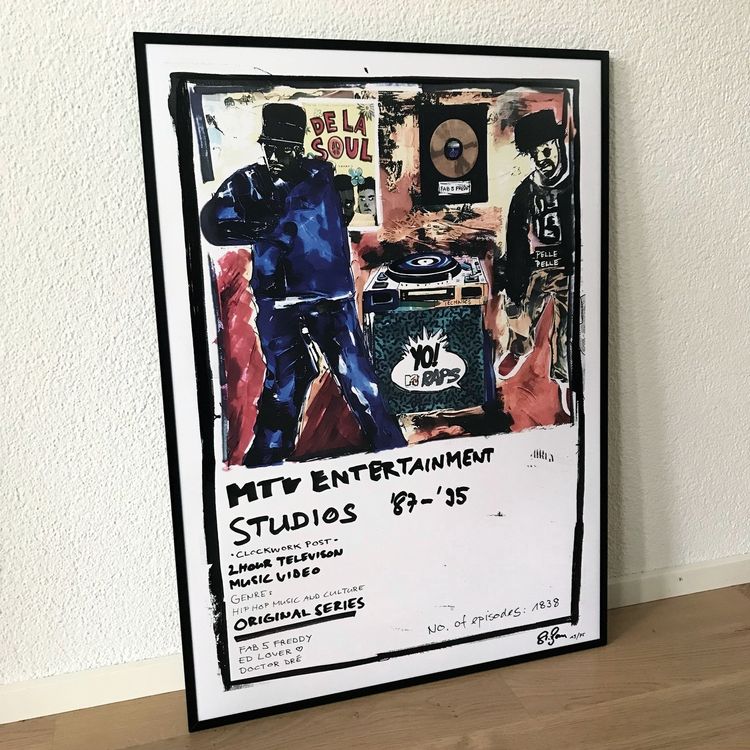 Yo MTV Raps Kunst Urban Vintage Design Bild Rap Hip Hop (Neu (gemäss ...