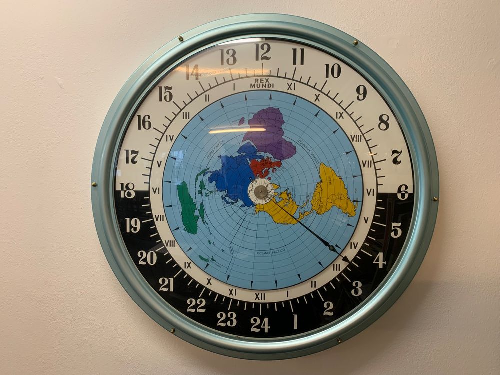 Très rare l’horloge mural REX MUNDI 1968 JO Mexico (Gebraucht) in Biel ...