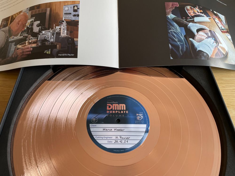 Langspielplatte DMM-DUBPLATE, Edelstahl-Kupferbeschichtete (Neu (gemäss ...