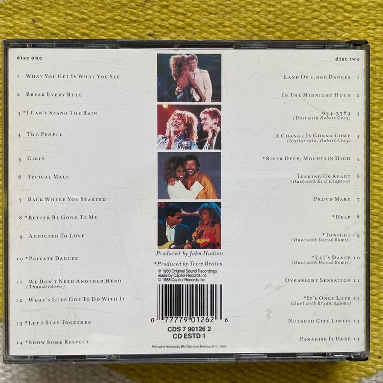 TINA TURNER-2CD TINA LIVE IN EUROPE88 (Gebraucht) in Rorschacherberg für CHF 4.9 – mit Lieferung ...