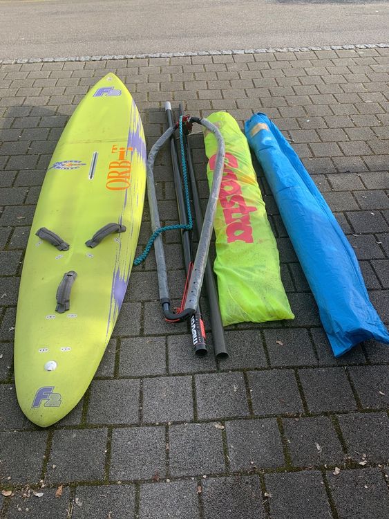 Windsurfboard F2 Orbit komplett inkl. 2 Segel (Gebraucht) in Therwil ...