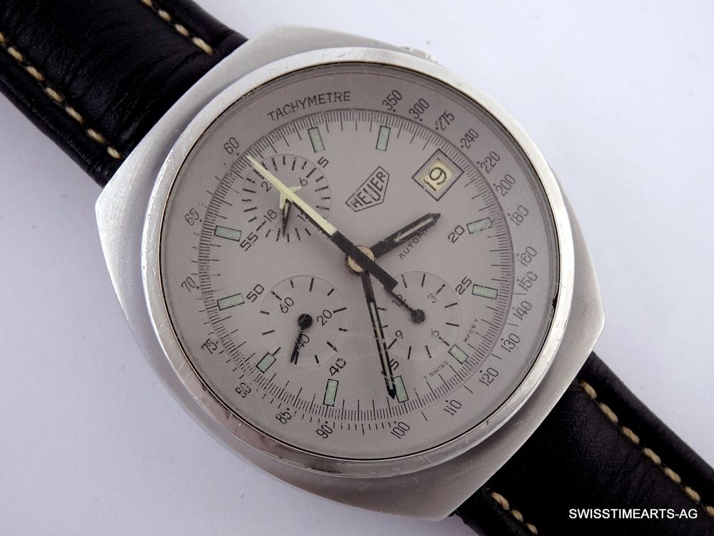 HEUER PEWTER 1970ER CHRONO LEMANIA 5100 AUTOMATIK 510.503 (Gebraucht ...