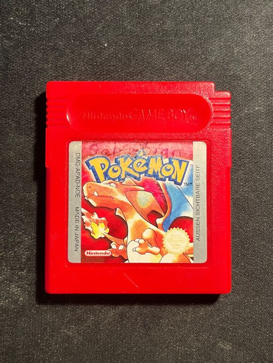 Pokemon Rote Edition FULL POKEDEX Gameboy Classic Deutsch | Kaufen auf ...