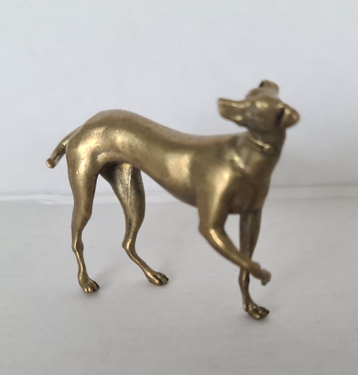 Hund Windhund aus Messing | Kaufen auf Ricardo