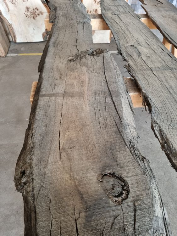 Mooreiche Bretter Unikat Edelholz Deko Tisch 3 Stk 32 mm Set (Gebraucht ...