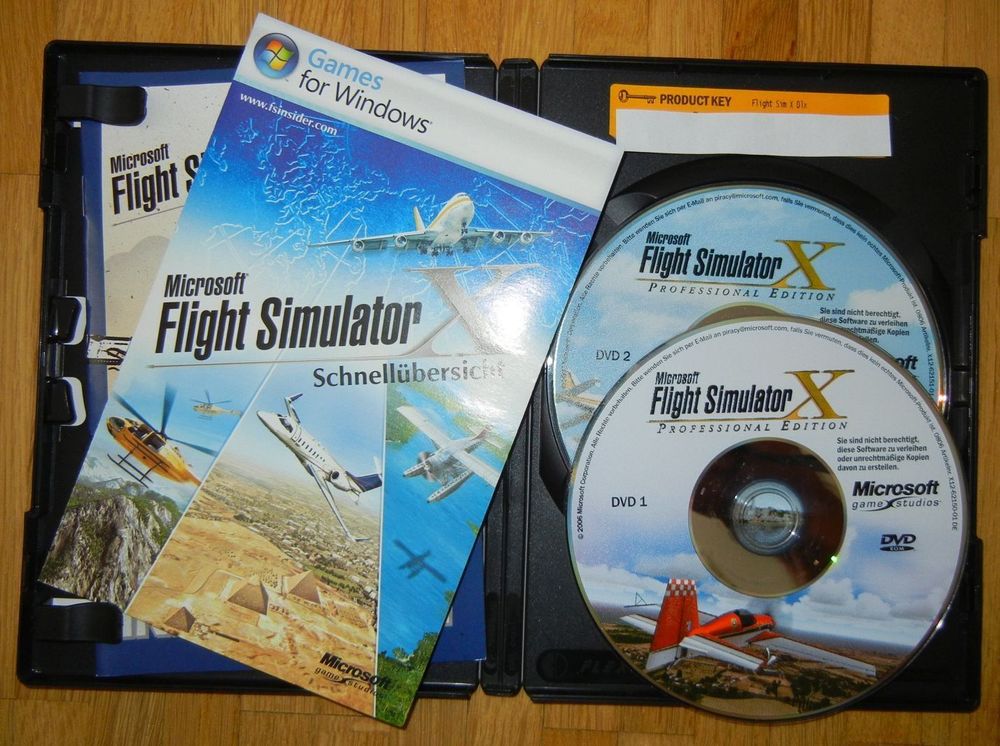 Microsoft Flight Simulator X Professional Edition (2006) (Gebraucht) in ...
