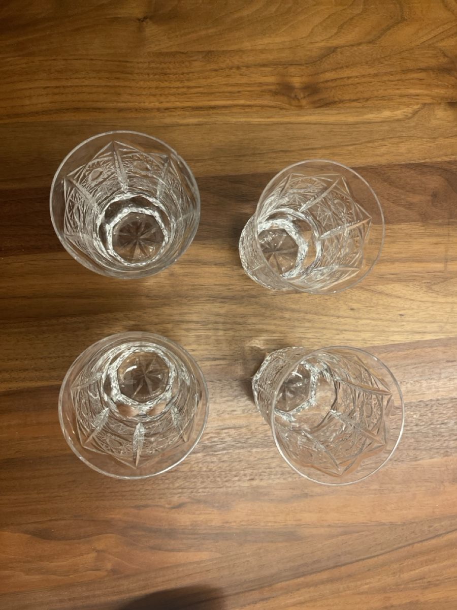 Kristall Gläser Set, 4 Stück, (Gebraucht) in Adliswil für CHF 35 – mit ...