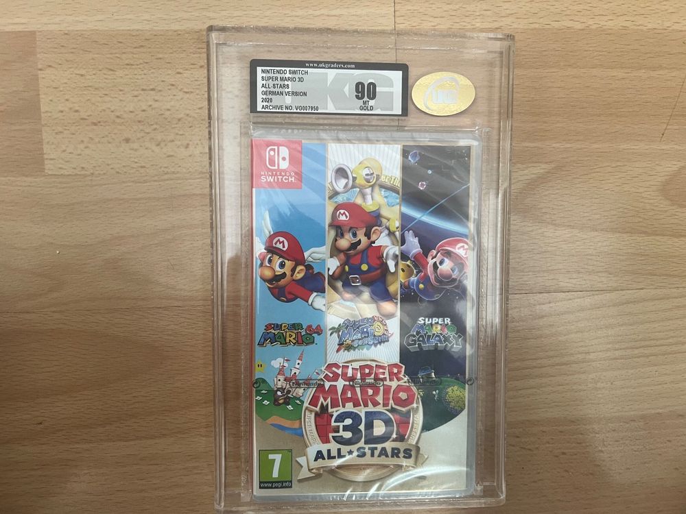 Super Mario 3D All-Stars Nintendo Switch UKG/VGA 90 Gold (Neu und ...